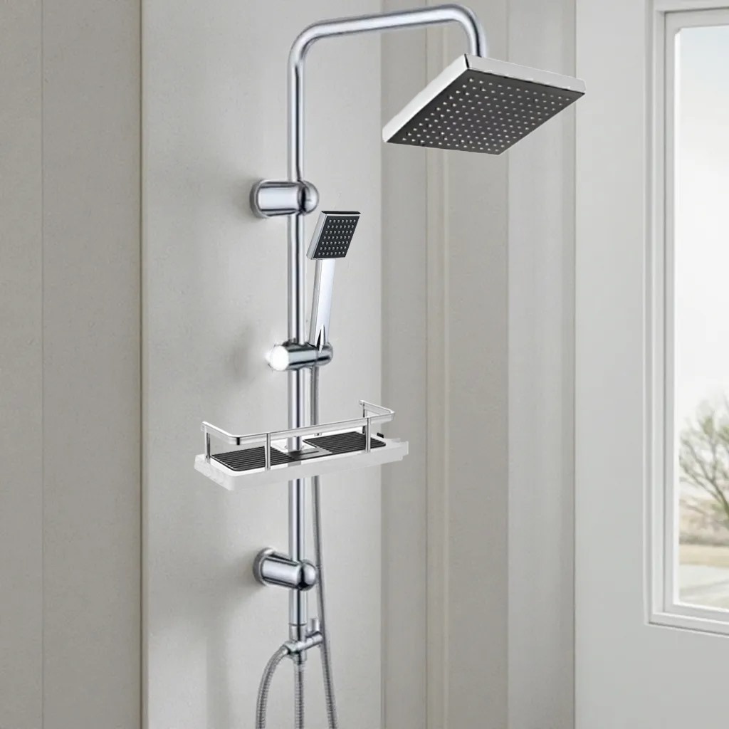 FAWER SİYAH KROM ROBOT DUŞ SETİ 400P