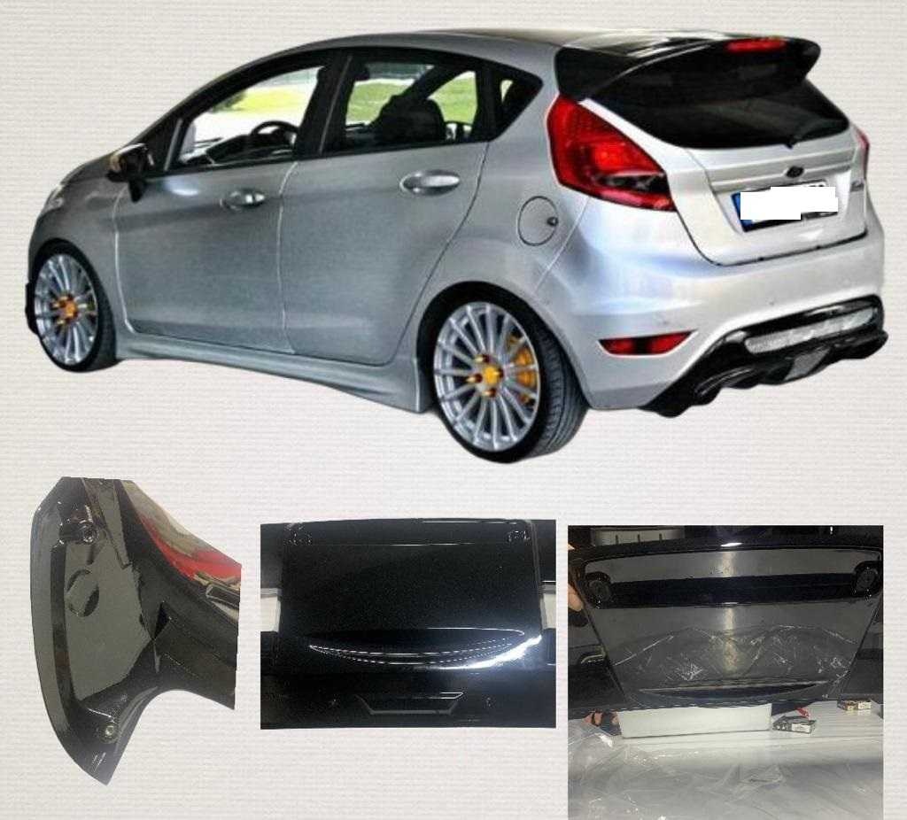 FORD FİESTA ST SPOİLER 2009 - 2016 Piano Black İTHAL SPOYLER