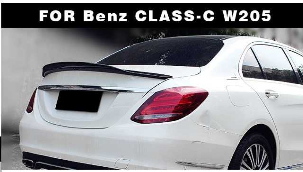 Mercedes W205 PSM Dizayn Boyalı Spoiler İTHAL