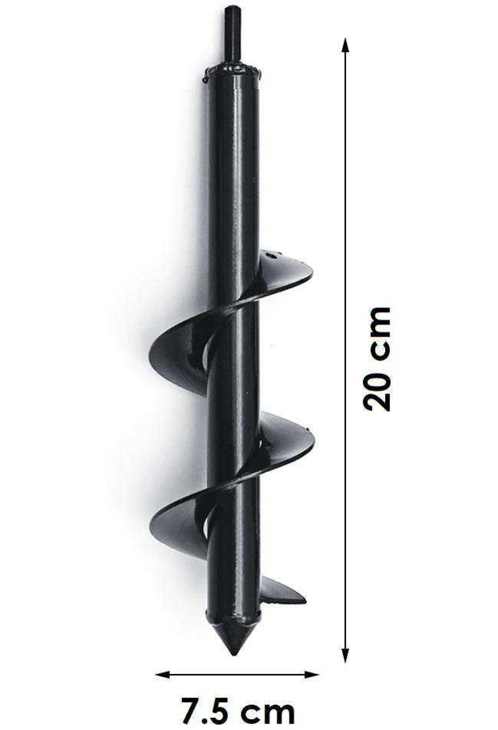 Bahçe Toprak Delici Universal Matkap Ucu Toprak Burgu Aparatı 20x7.5