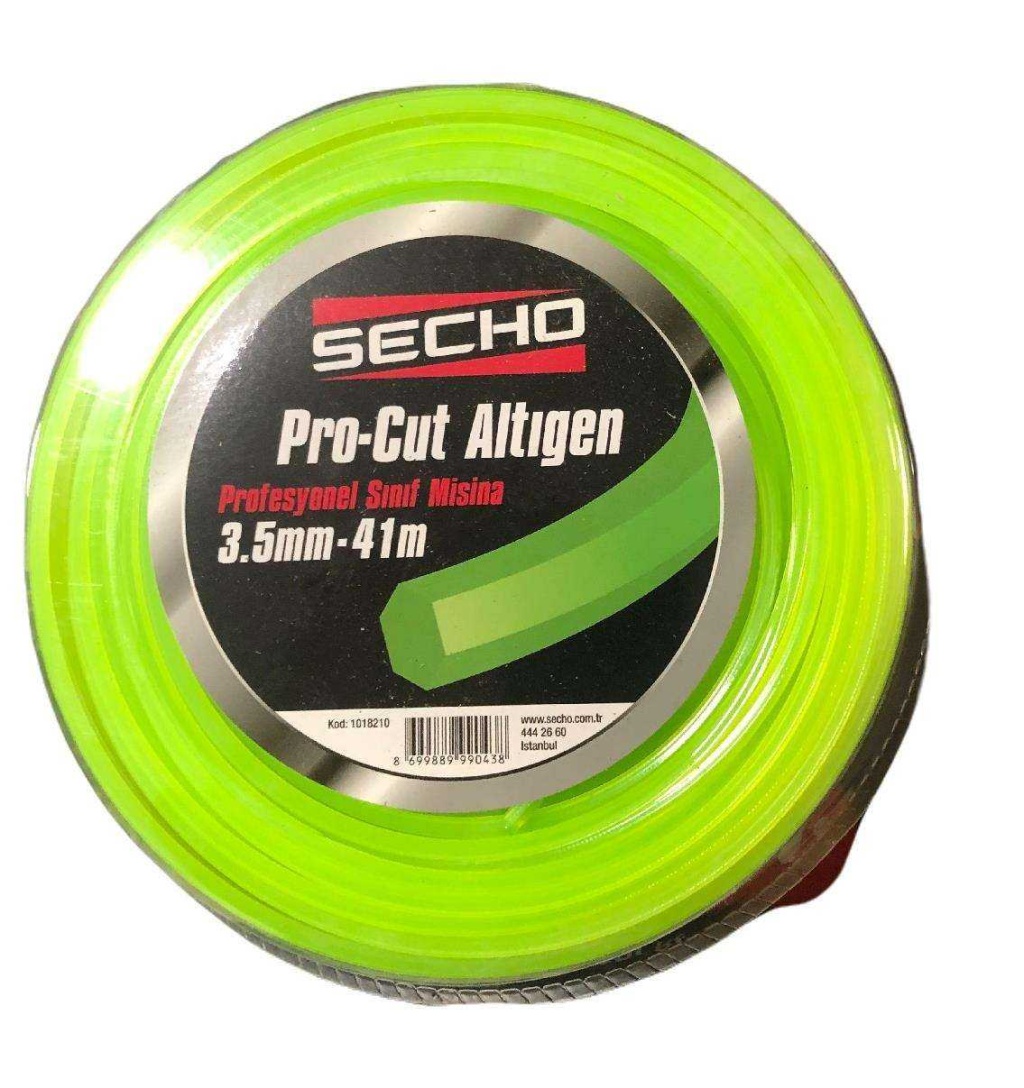Secho Pro-Cut Altıgen Tırpan Misinası 3.5 mm 41 mt