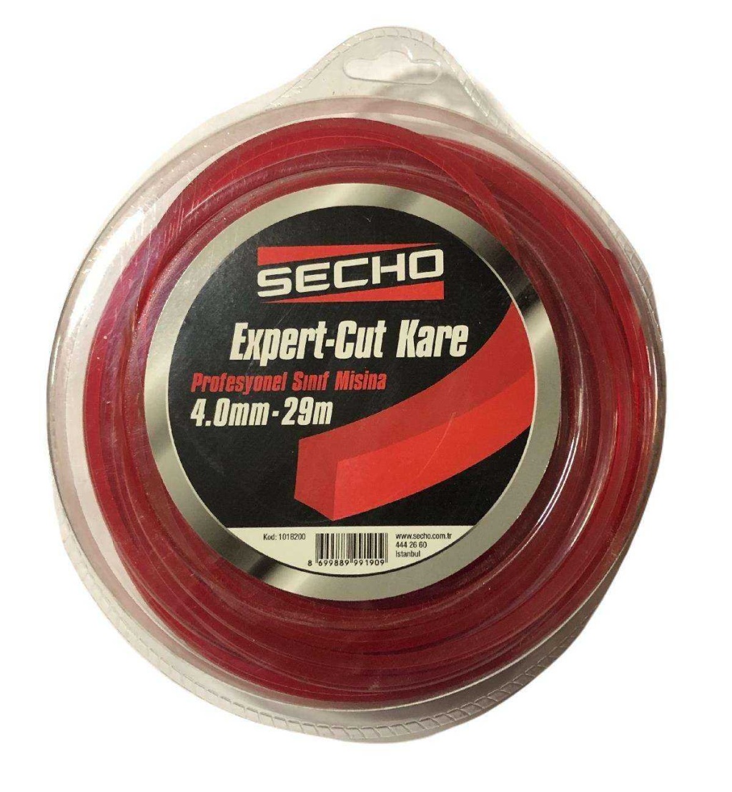 Secho Expert-Cut Kare Tırpan Misinası 4 mm 29 mt