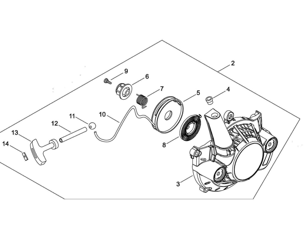 Echo RM520 Motorlu Tırpan Starter