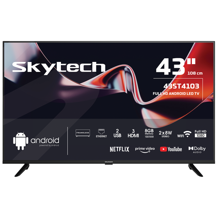Skytech 43ST4103 43" 108 Ekran Full HD Android TV