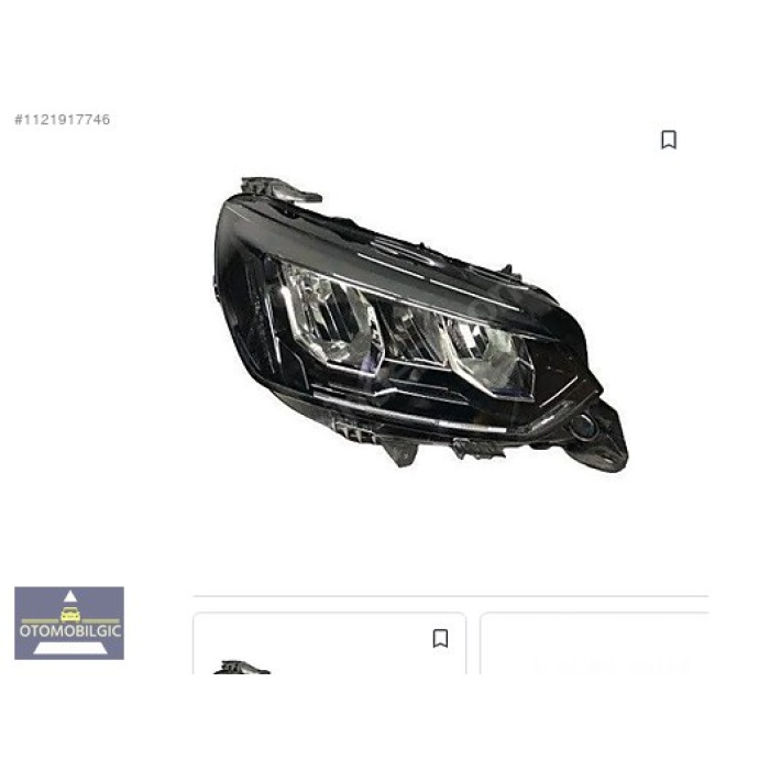 OE-PSA FAR SAĞ PEUGEOT 2008 (P24E) 2019- - 9833036180