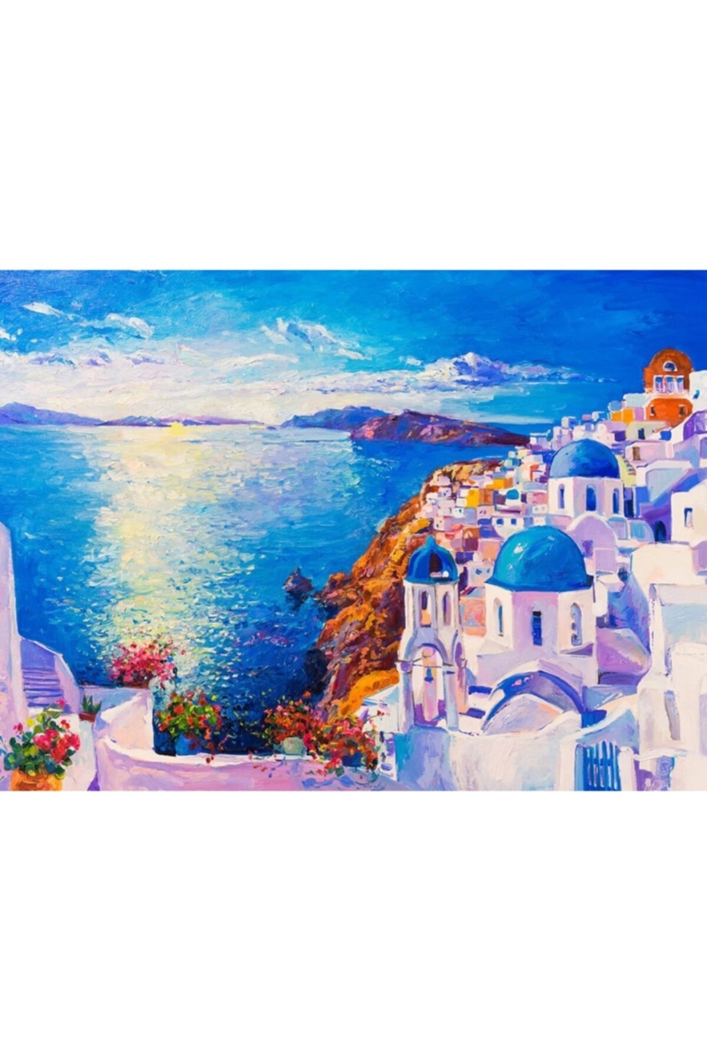 Santorini Canvas Tablo (50x70)