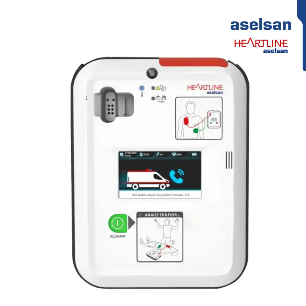 Cardiaid Otomatik Eksternal Defibrilatör Cihazı Seti