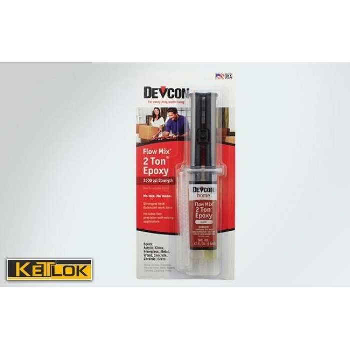 DEVCON 2 TON EPOKSİ MİX ŞIRINGA 14 ML 30 DAKİKA İZMİR YAĞ SANAYİ