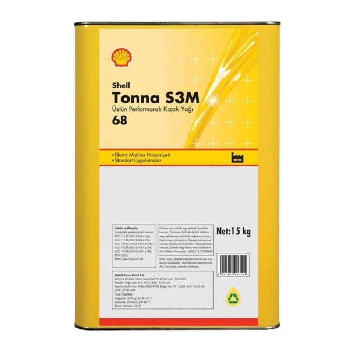 Shell Tonna S3 M 68 15 Litre