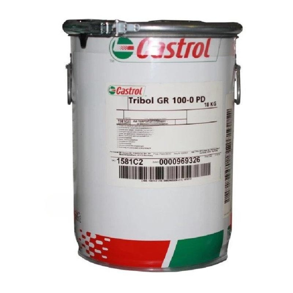 Castrol Tribol GR 100-00 PD 18 Kg - Yüksek performanslı, uzun vadeli yağlama, rulman ve yatak gresi