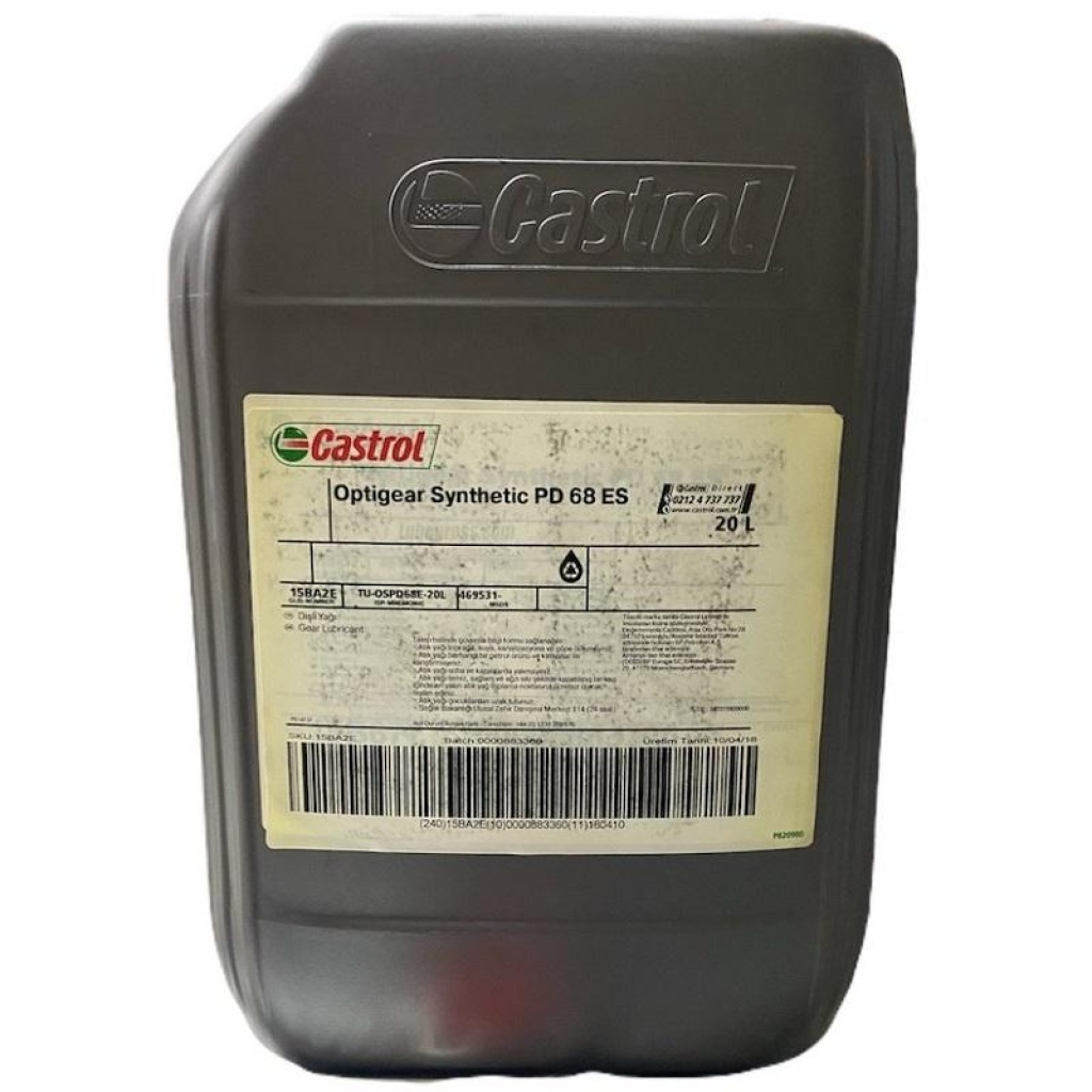Castrol Optigear SynTHET PD 68 ES 20L TU