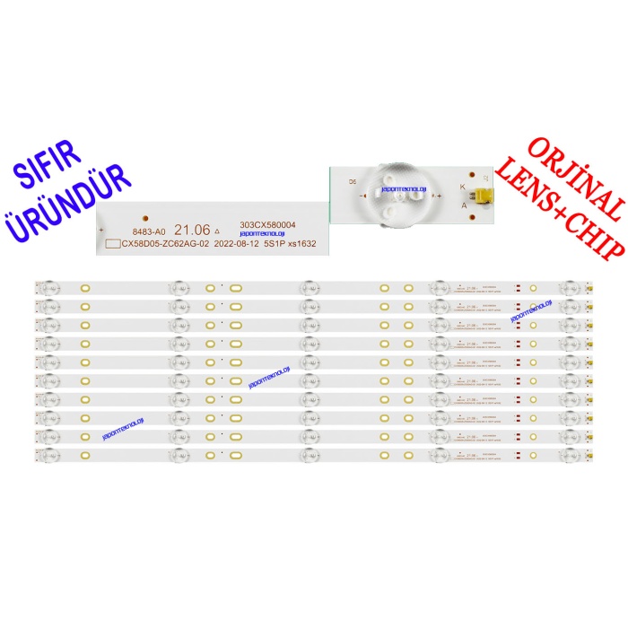 REDLINE RT58, SKYTECH ST-6040, LED BAR, HL-00580A30-0501S-04, CX58D05 ...