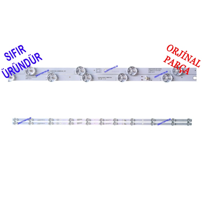 SABA, SABA SB43F250, LED BAR, PANEL LEDLERİ, JL.D430B1330-006BS-M_V01, SJ.CX.D4301101-3030JS-M ...