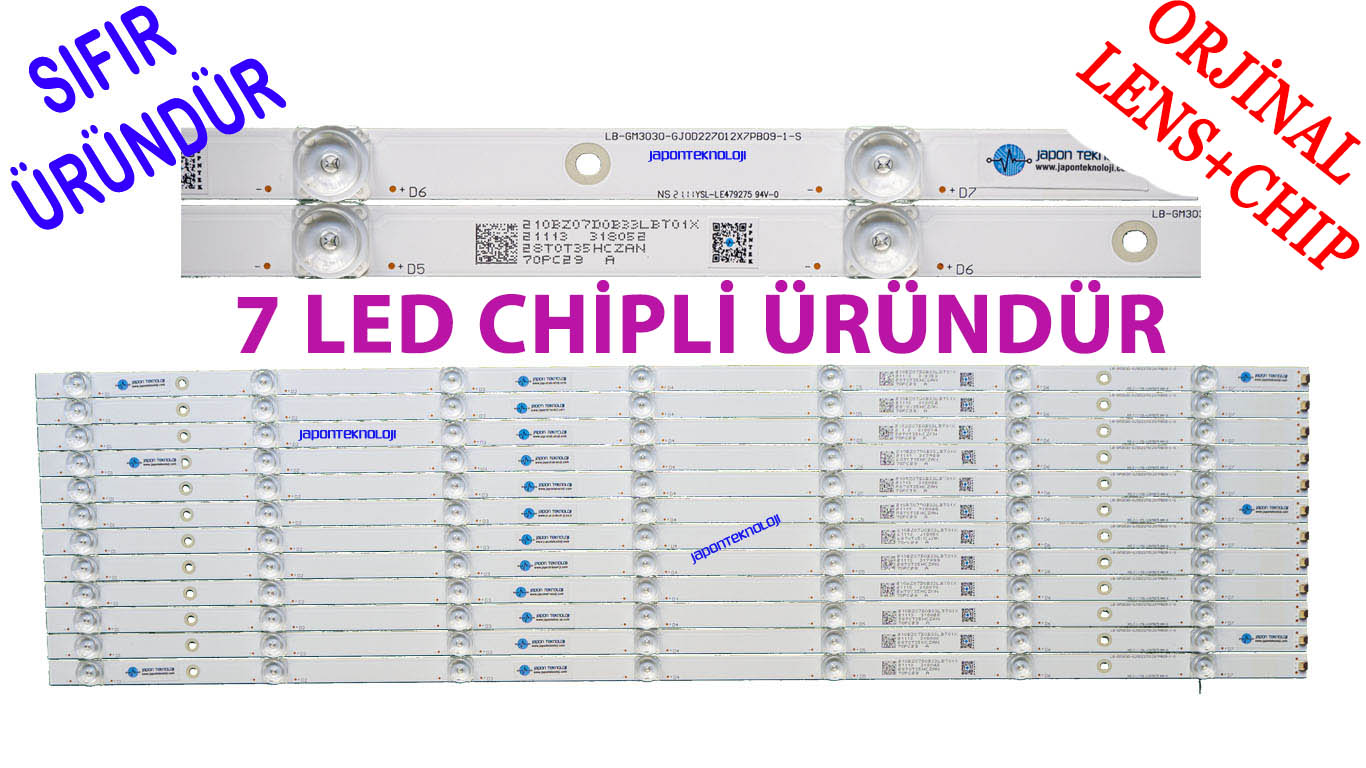 PHILIPS, 50PUS7505, 50PUS7505/62, LED BAR, BACKLIGHT, PANEL LEDLERİ ...