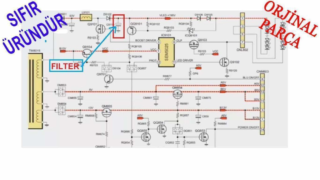 SEM5025, LED Driver Control IC , ENTEGRE, SEM5025 SAMSUNG SOP-16 Other ...