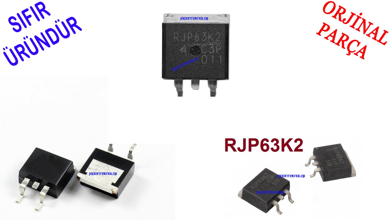 RJP63K2, RJP63K2DPE, TO-263, 45A, 600V, 140W, N-CHANNEL, IGBT, TRANSISTOR