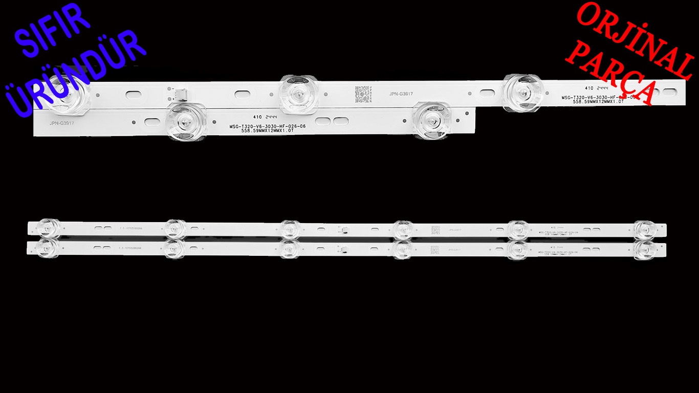 Redline, M-32, MR-32, LED BAR, 6V, MSG-T320-V6-3030-XYH-026-06 558.59MM*12MM*1.0T, 1.3. ...