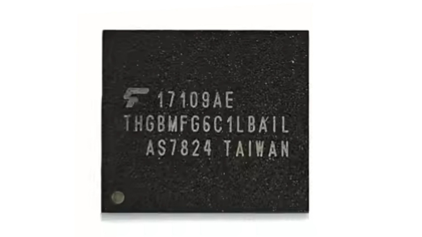 TOSHIBA, THGBMFG6C1LBAIL, eMMC, BGA153, 8GB