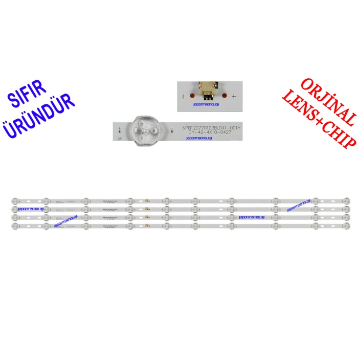 SUNNY, SN43LEDA88/0227, LED BAR, BACKLIGHT, PANEL LEDLERİ, 8D42-DNDL-M7410C, NPB12D770103BL041 ...