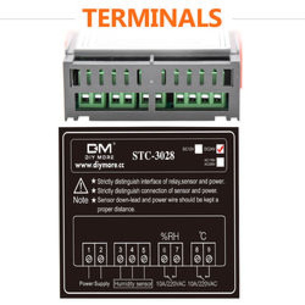 Dijital Termostat - Higrostat STC 3028 - 220 VOLTSTC3028Dijital ...