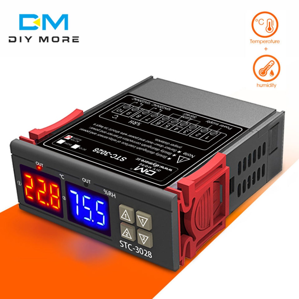 Dijital Termostat - Higrostat STC 3028 - 220 VOLTSTC3028Dijital Termostat - Higrostat STC 3028 ...
