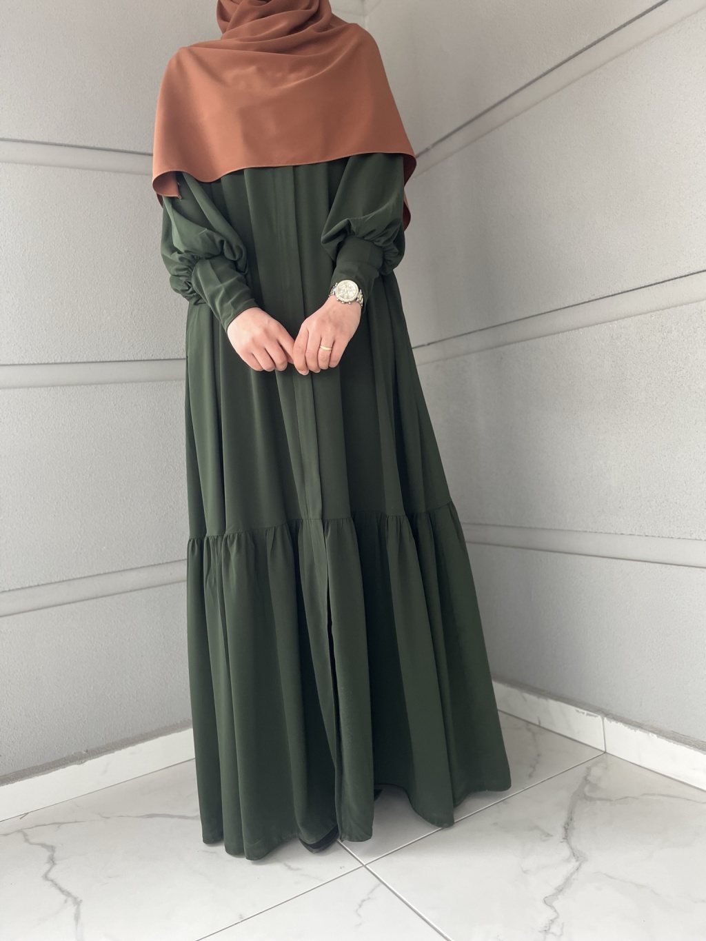 Lale Model Ferace Zümrüt Yeşili