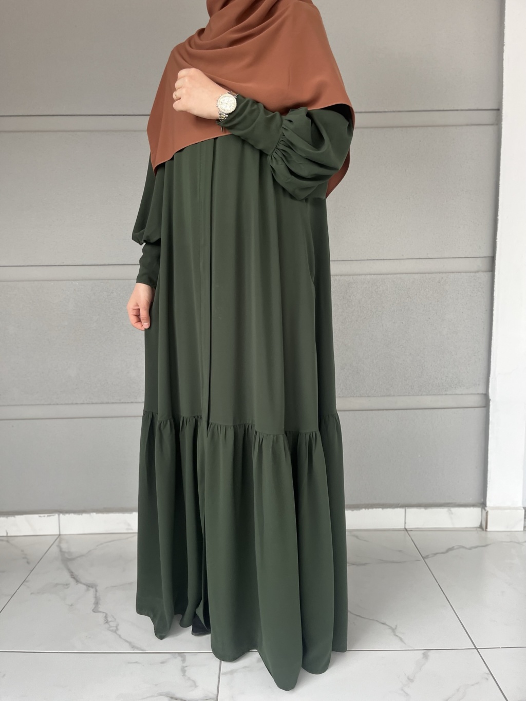 Lale Model Ferace Zümrüt Yeşili