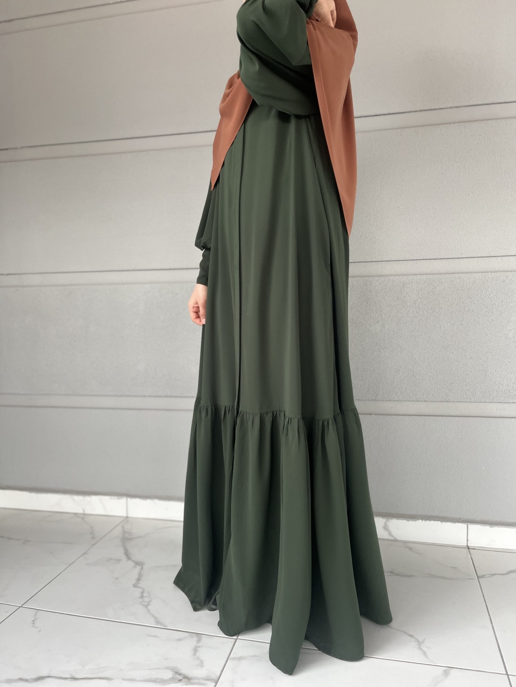 Lale Model Ferace Zümrüt Yeşili