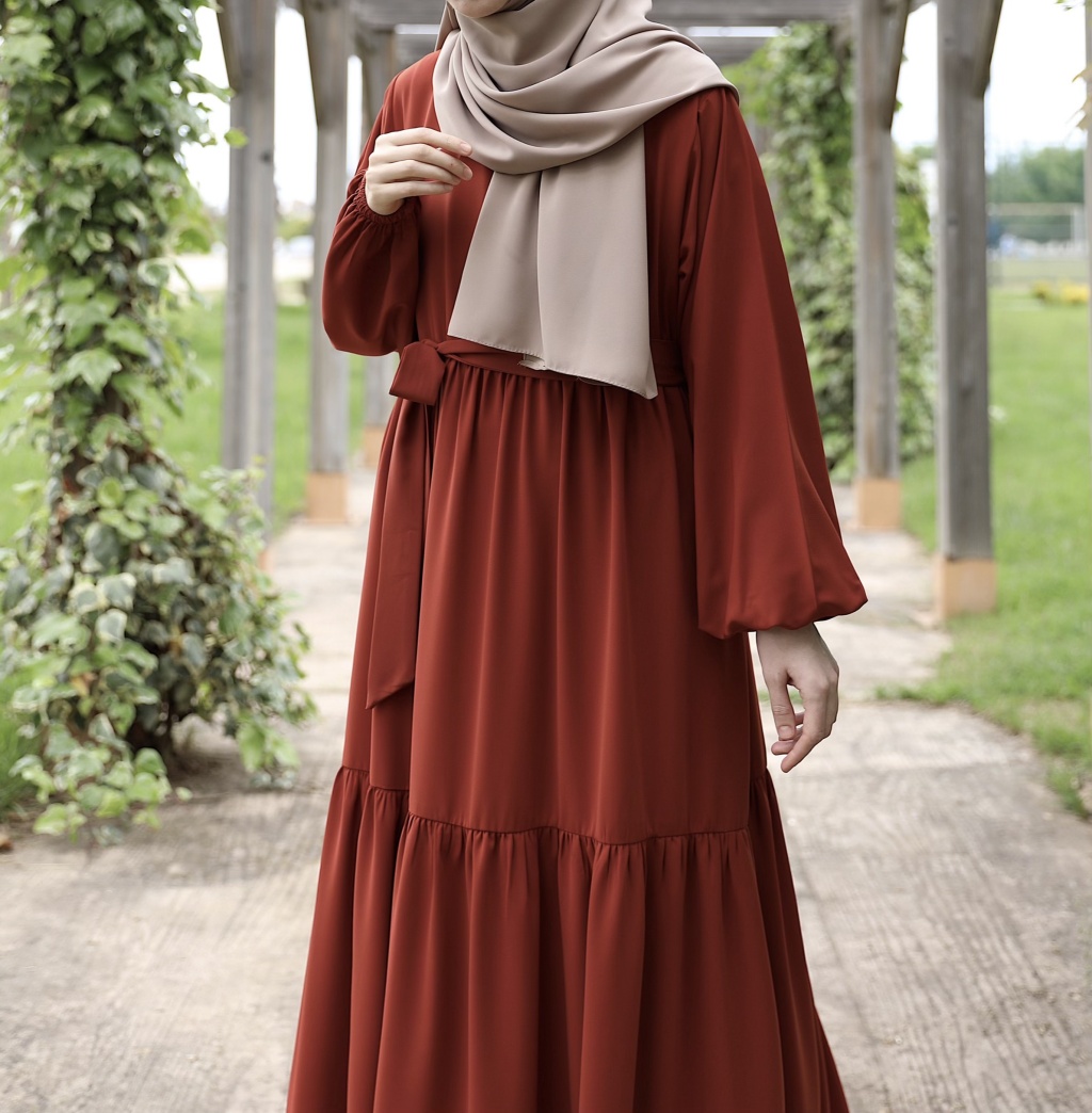 Hafsa Elbise Kiremit