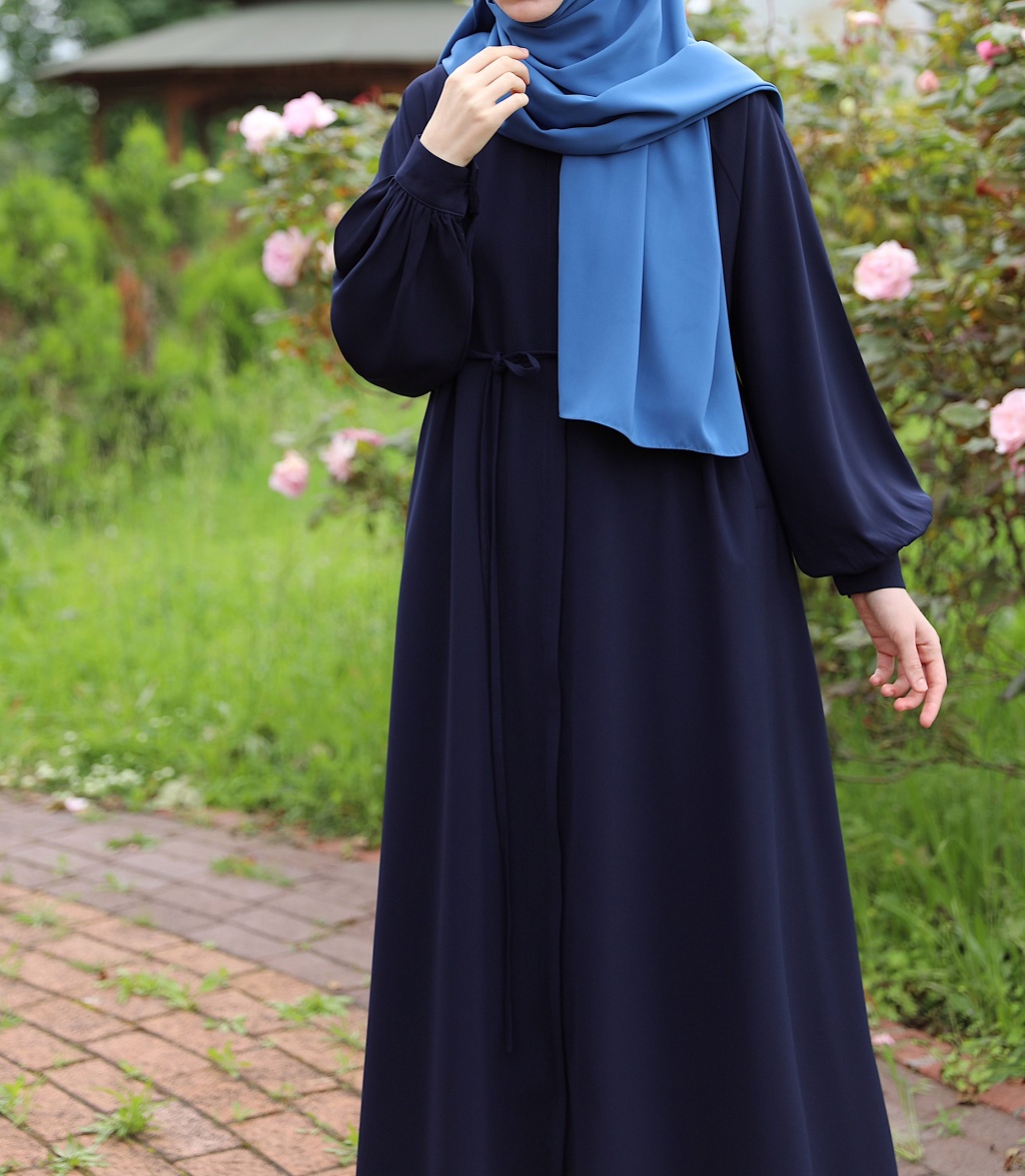 A Pile Kloş Ferace Lacivert