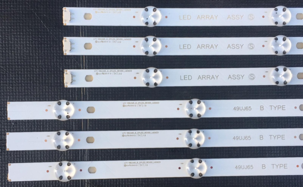 LG 49UJ701V LED BAR, 49UJ651V, 49UJ701V-ZC.KPDLTWK,17Y 49UJ65_A_27LED ...