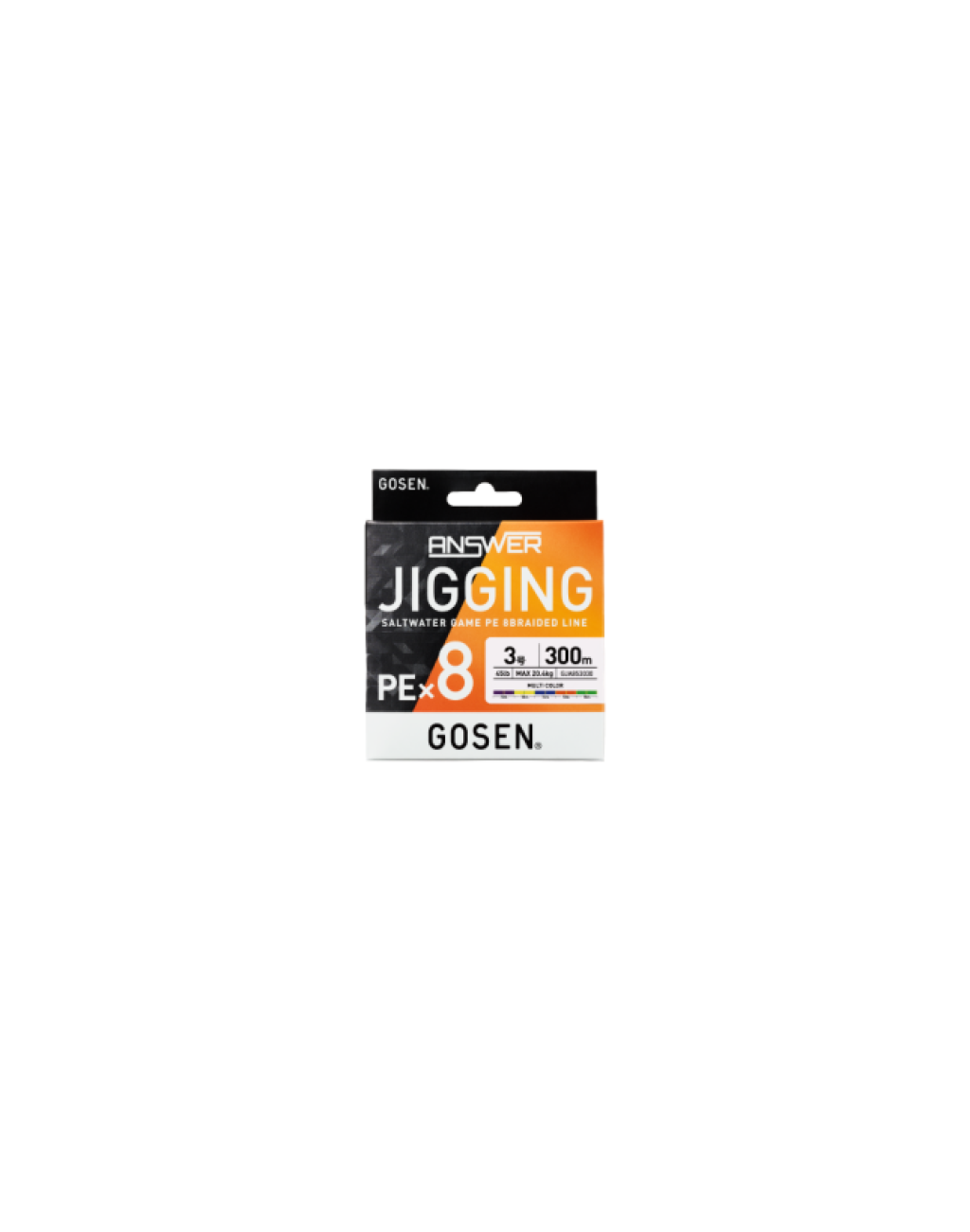 Gosen Jigging Answer PE 8 Örgü Jig ve Tai Rubber İpi 300mt Multi
