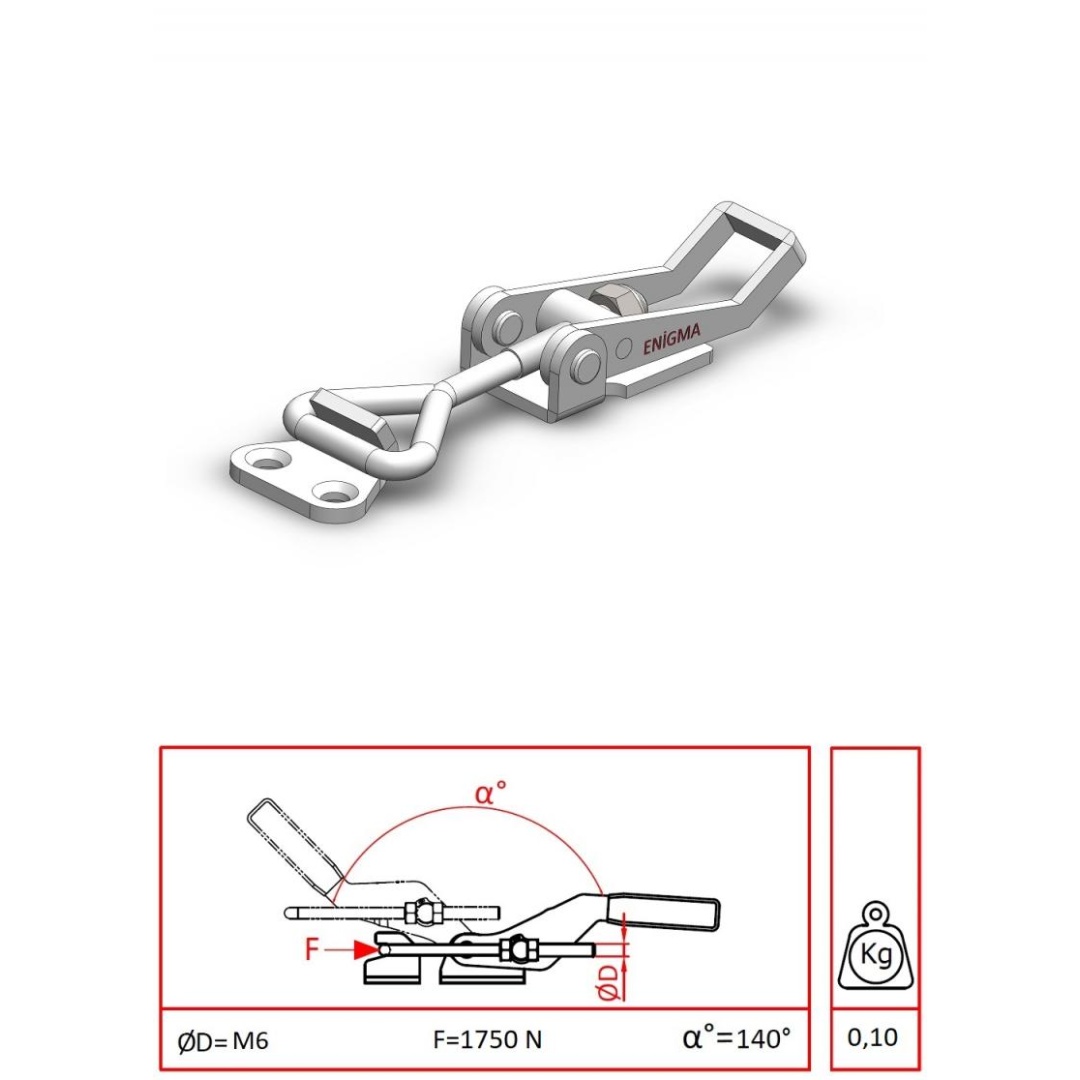 93706 Y KAPUT KİLİDİ GERDİRME MANDALI