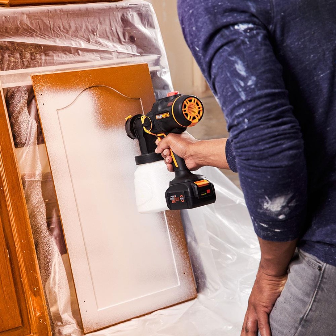 WORX WX020 20Volt 4.0Ah. Li-ion Tek Akülü Kömürsüz Devir Ayarlı Boya ...