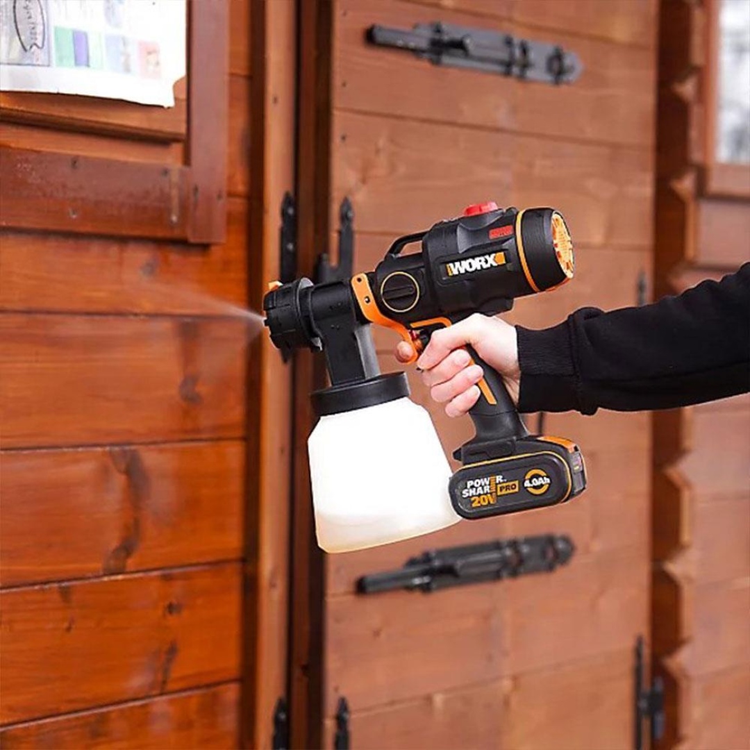 WORX WX020 20Volt 4.0Ah. Li-ion Tek Akülü Kömürsüz Devir Ayarlı Boya ...