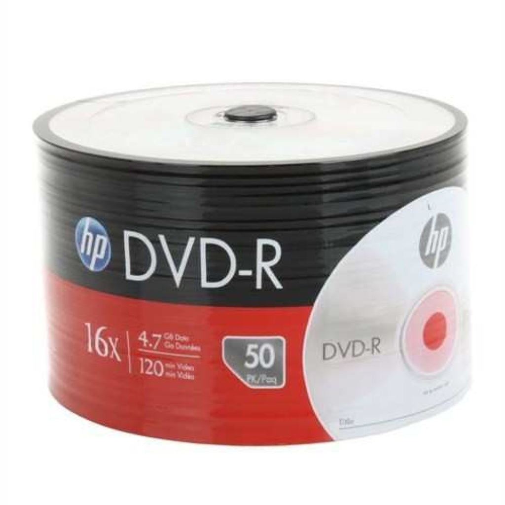 HP DVD-R 16X 4.7 GB 50'li BOŞ DVD