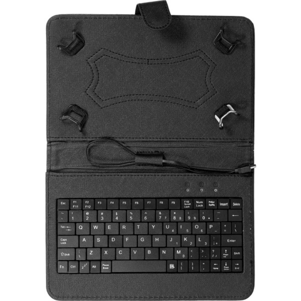 10.1 Katlanabilir Klavyeli Siyah Deri TABLET KILIFI SİVAS