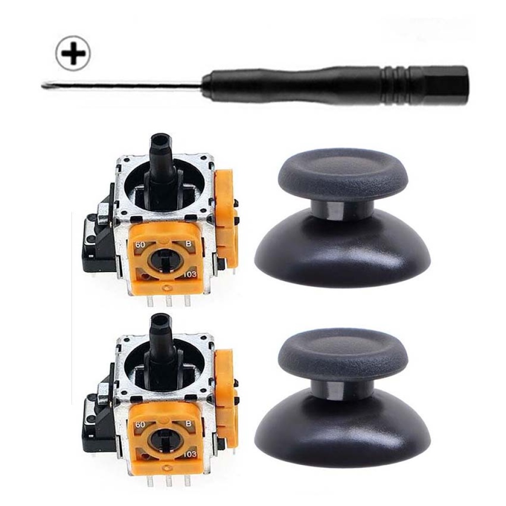 PS4 Analog Motor ve Topuz 2+2 Set PS4 Tornavida Playstation 4 Kol Tamir ...