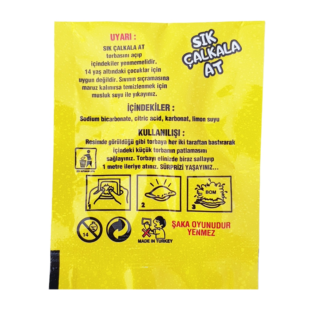 Sık Patlat 5 Adet Ses Bombası Parti Şaka Malzemesi İlginç Ürün