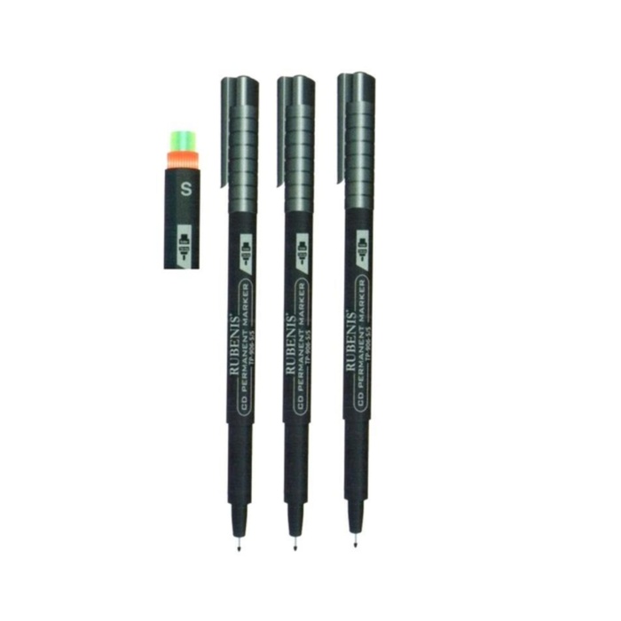 Permanent 3 Lü Asetat Kalemi Kalıcı Cd Kalemi S Uç