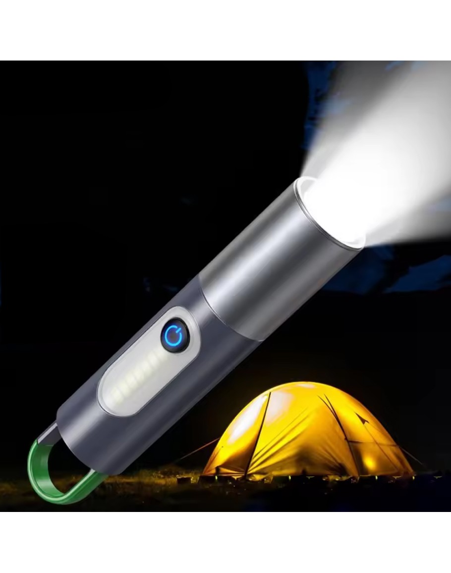 El Feneri Kamp Lambası 750 Lümen Şarjlı Type-C