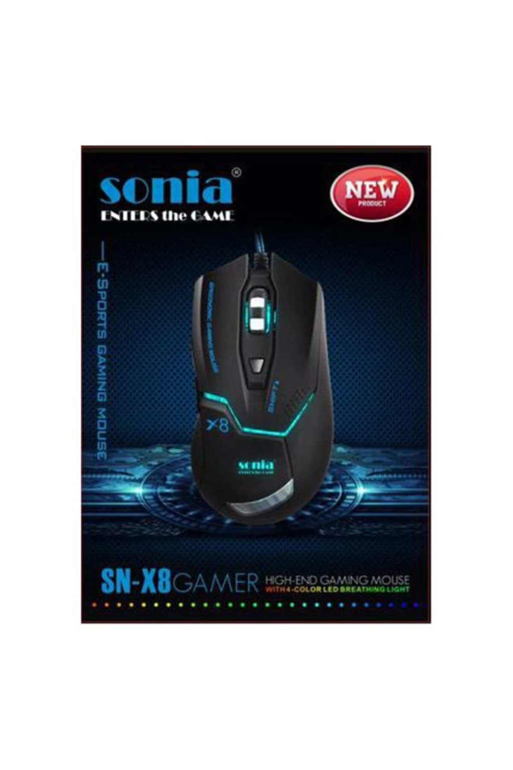Sonia SN-X8 Kablolu Gaming Oyuncu Mouse