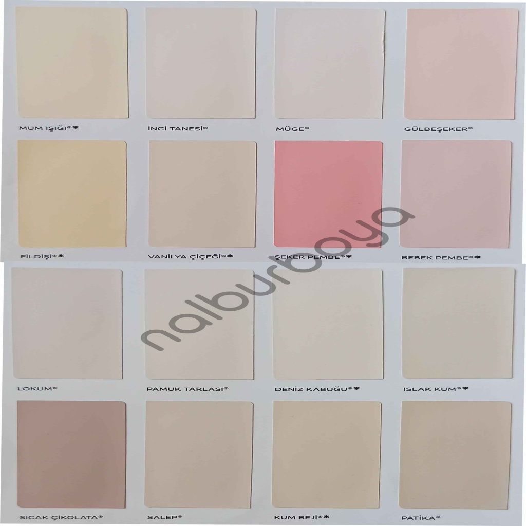 MARSHALL PLASTİK MAT Su Bazlı Silinebilir İç Duvar Boyası 7.5LT=12.5KG ...