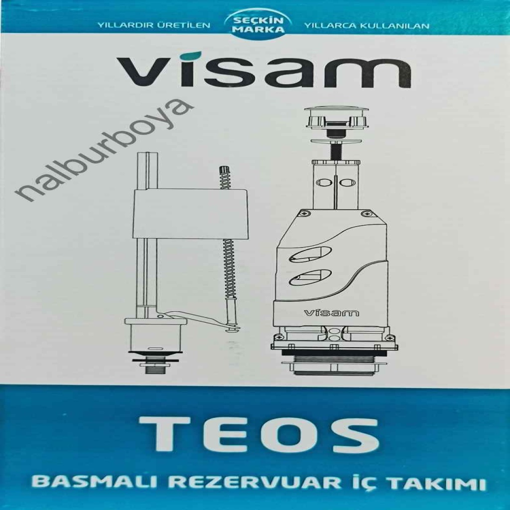 VİSAM TEOS Basmalı Klozet İç Takımı 1.Kalite-Sessiz çalışır-Deposu ...
