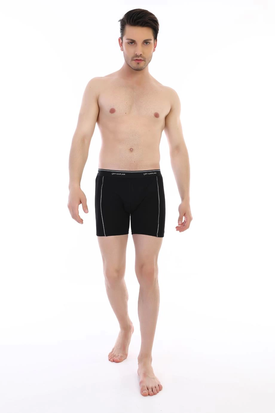 Çift Kaplan 855 Uzun Erkek Boxer