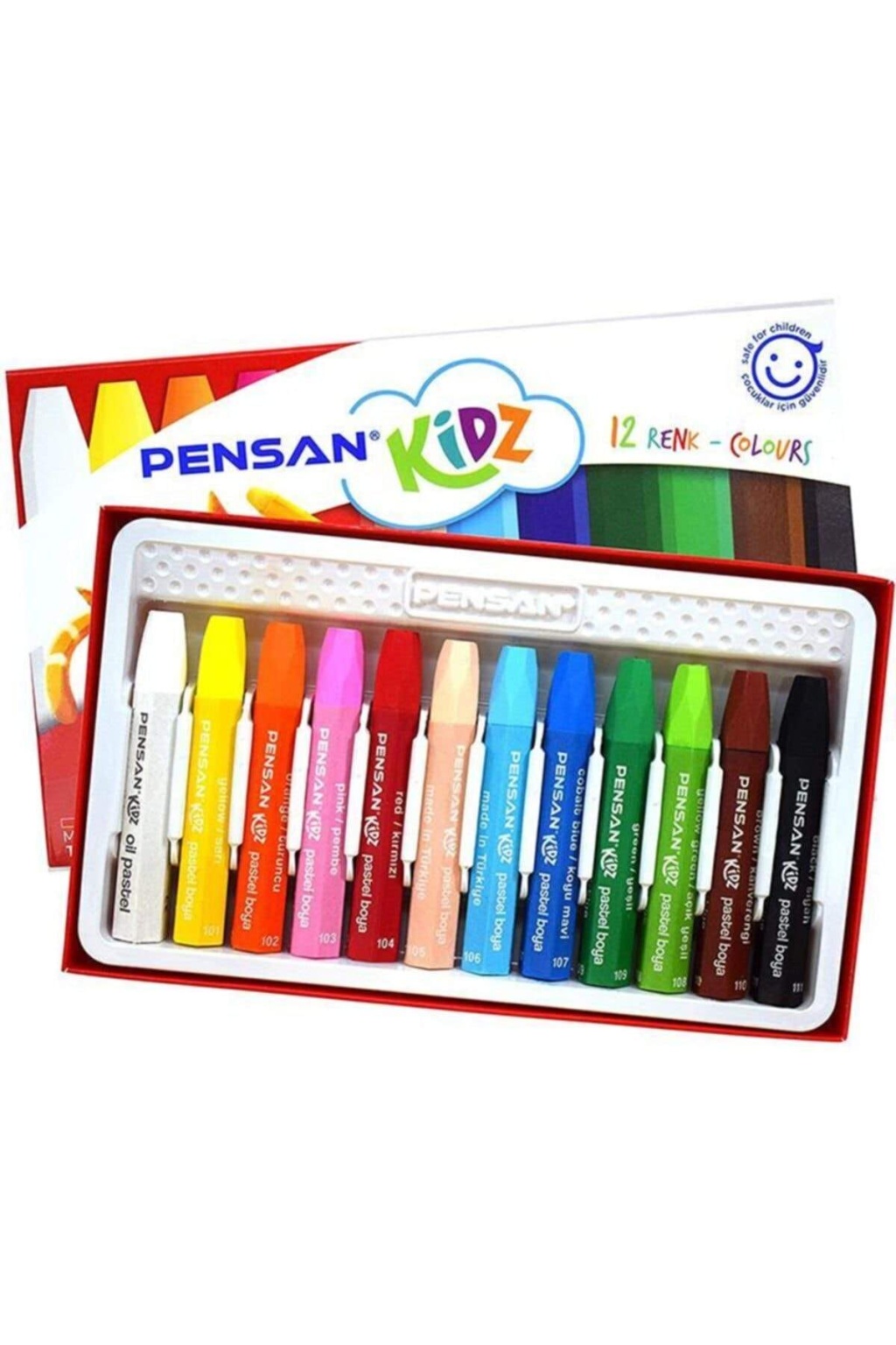 Pensan Kidz Pastel Boya 12 Renk
