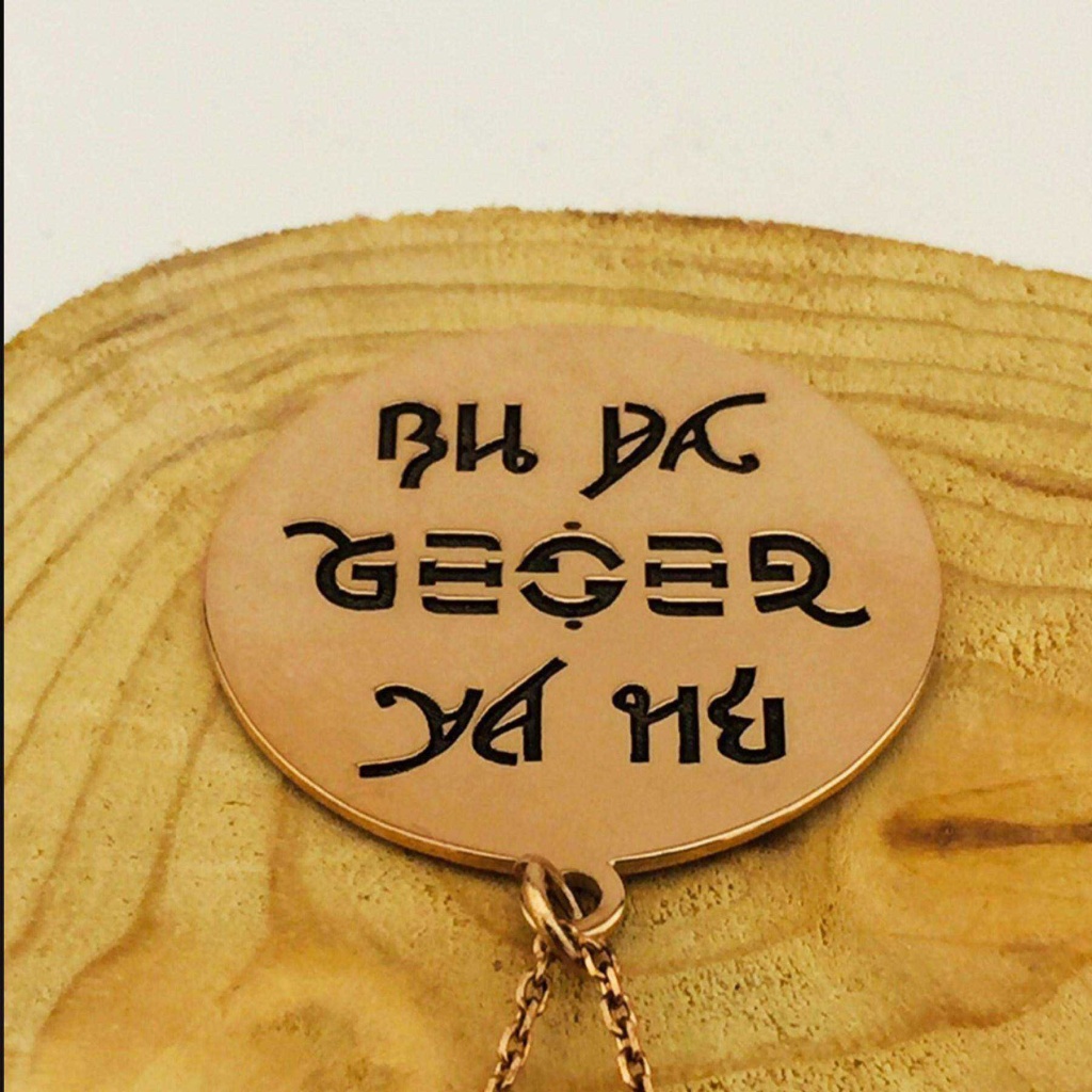 Butik Gümüş - Gümüş Bu Da Geçer Ya Hu Kolye (BG-KLY-169)