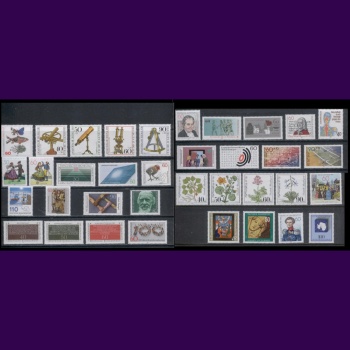 1981 ALMANYA-DAMGASIZ MNH TAM YIL SETİ