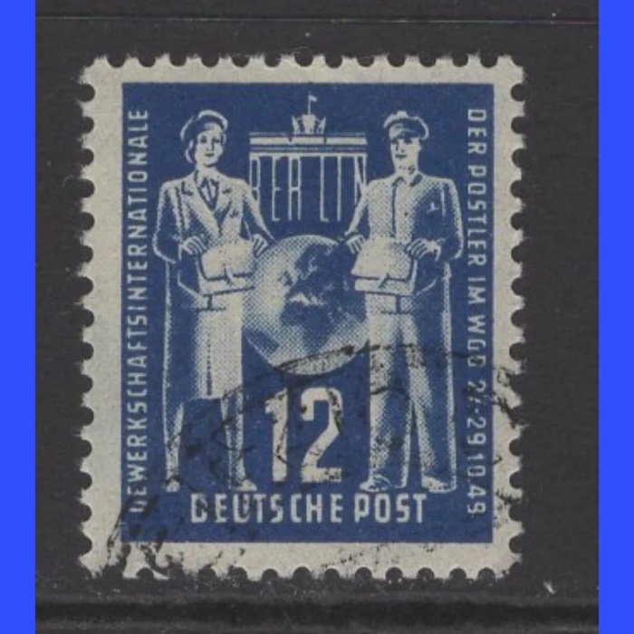 POSTA SERVİSİ-1949 DDR-DAMGALI EKSİK SET-MICHEL KD: 10 EURO