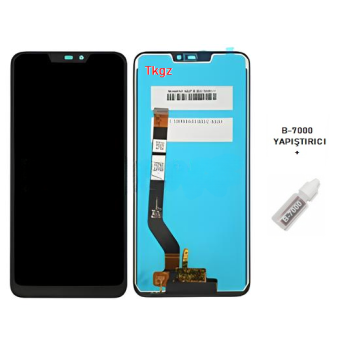 Tkgz - Honor 8C Lcd Ekran Dokunmatik -A- Kalite + B-7000